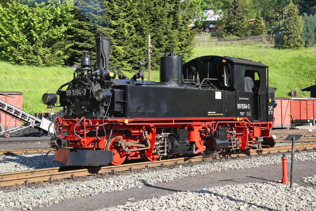 Bemo H0e (Sound) DR Dampflok 99 1594-3, sä. IV K (Exclusive Metal ...