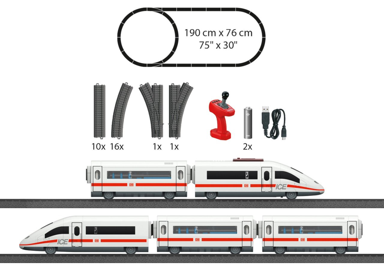 Märklin my world H0 DB AG Startpackung ICE 3, Märklin H0 my world ...